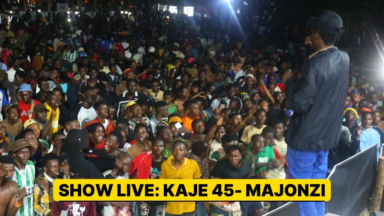 KAJE MC 45 - MAJONZI Show Live Ilivyowaliza Mashabiki RONGONI Beach ...