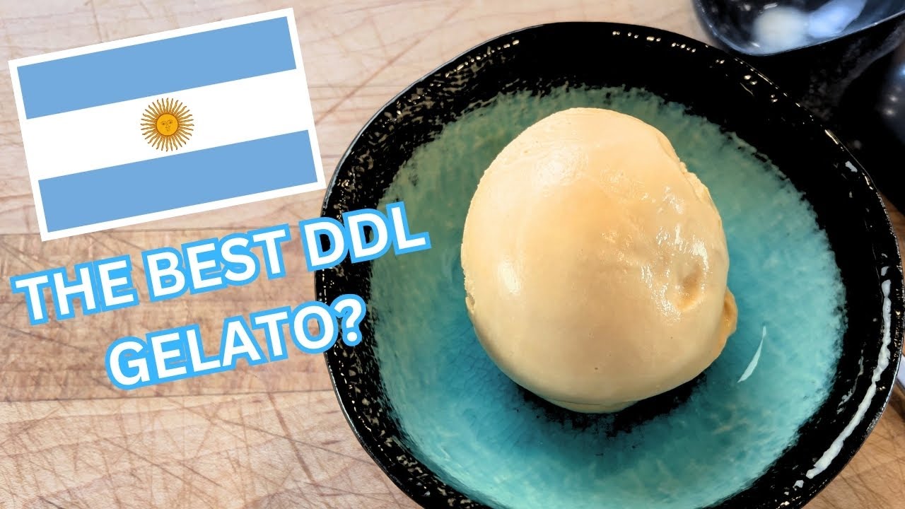 How to make the most delicious dulce de leche gelato - YouTube