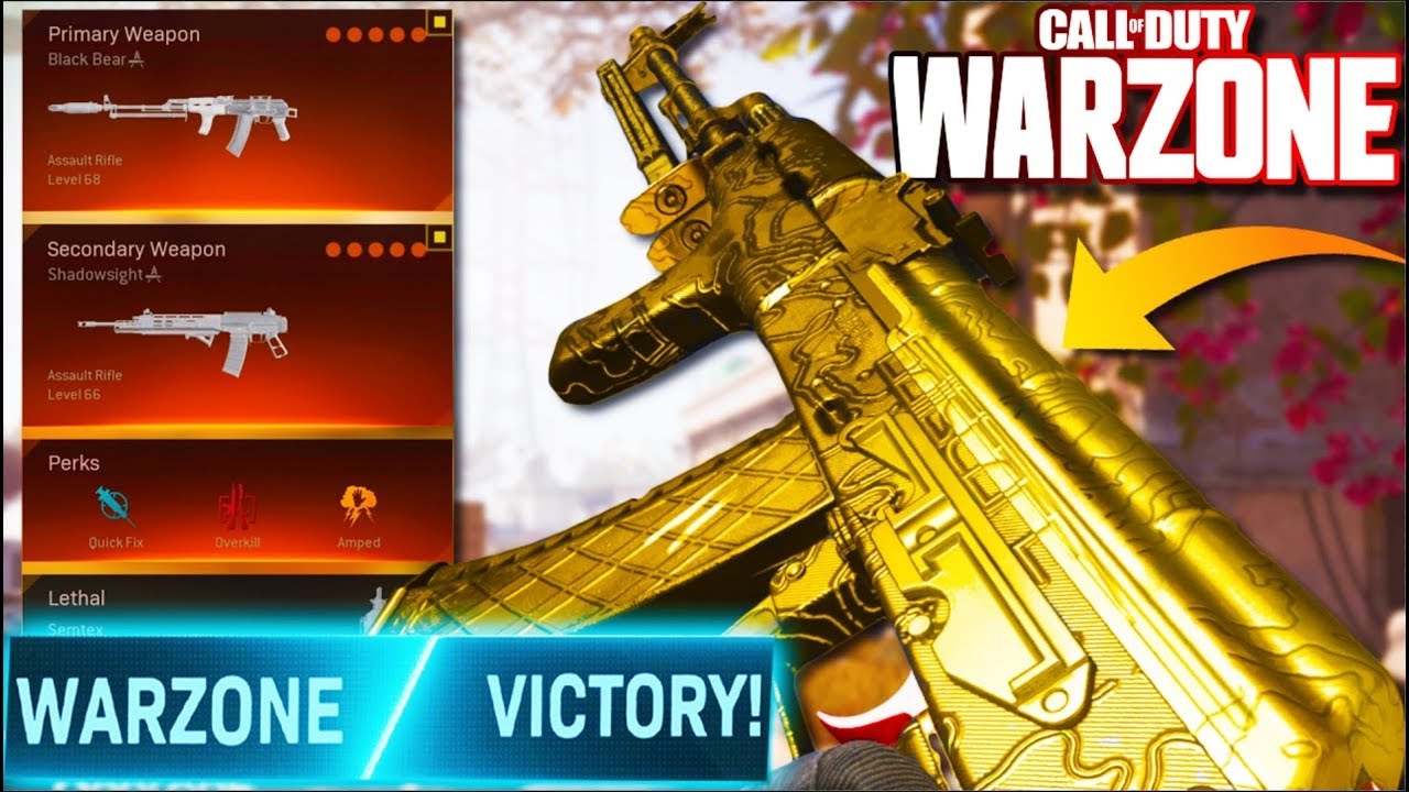 NEW AK-47 LOADOUT IS UNSTOPPABLE in WARZONE!/ AK-47 MELTS ARMOR (BLACK ...