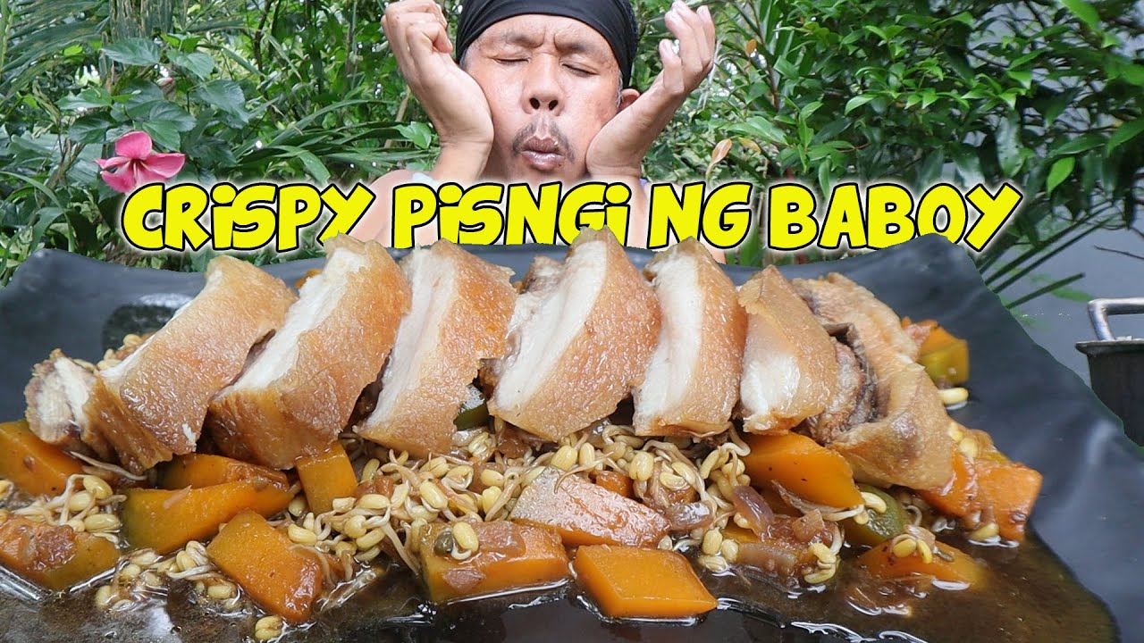 CRISPY PISNGI NG BABOY WITH TAUGE - YouTube