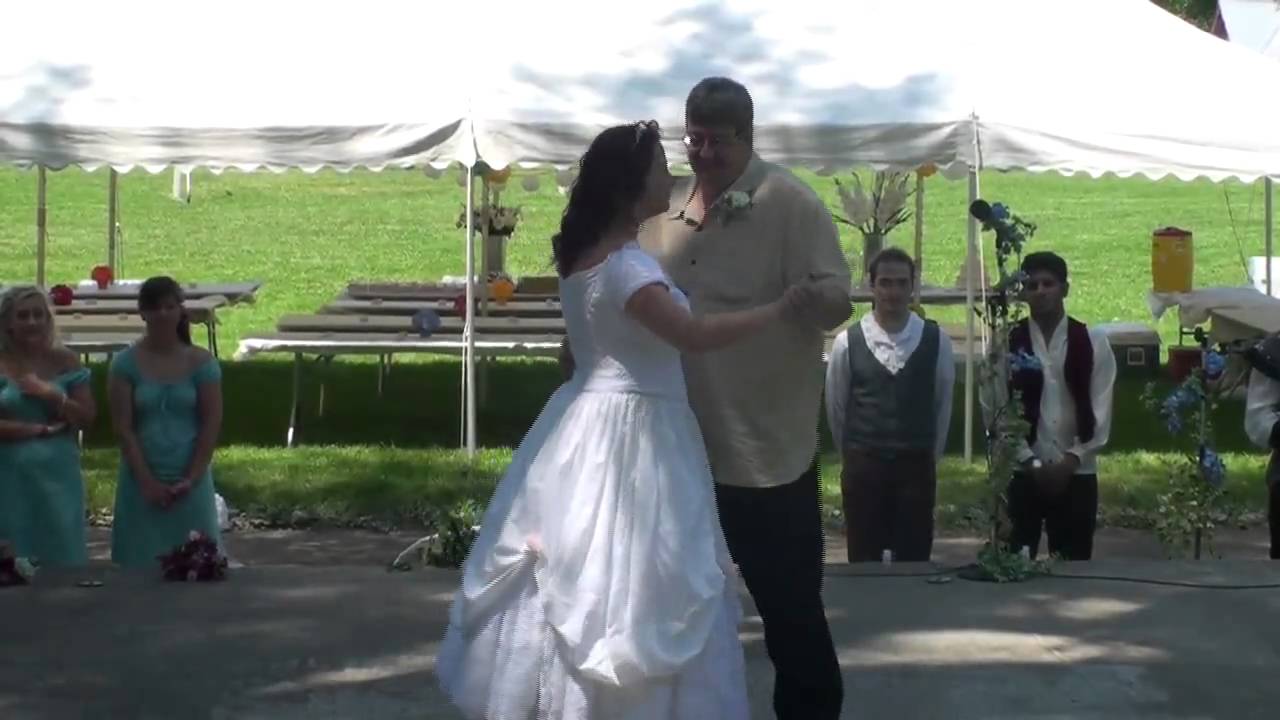 Nathan & Kelly Goodman Wedding - Father & Daughter Dance - YouTube
