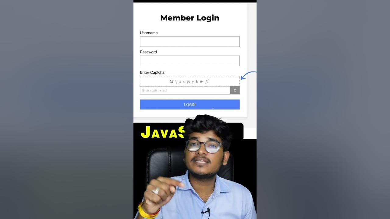 Captcha Code Using Html Css And Javascript Captcha Code Html And Css Deepak Sir Youtube 7042