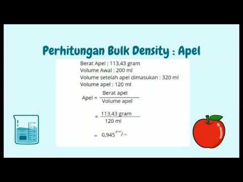 Penentuan berat jenis dengan metoda Bulk Density - YouTube
