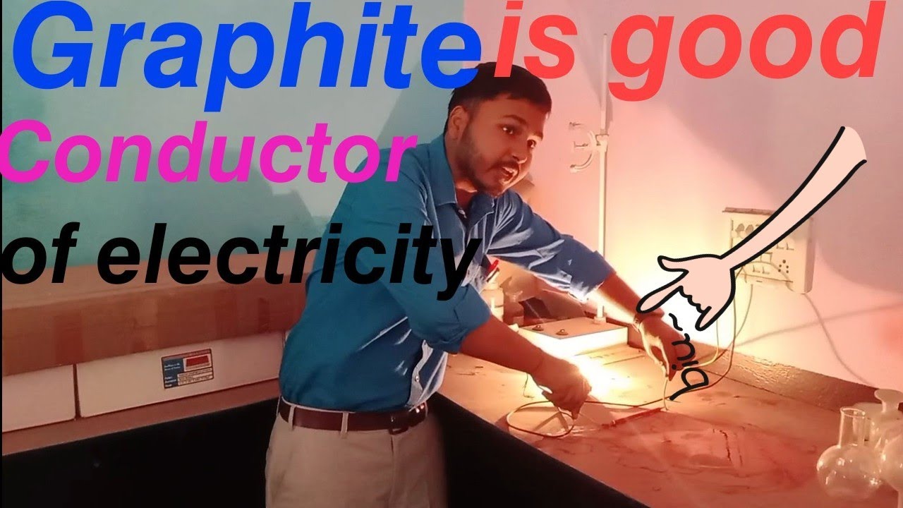 Graphite is conductor | Science Experiment by Roushan singh 7 # ...