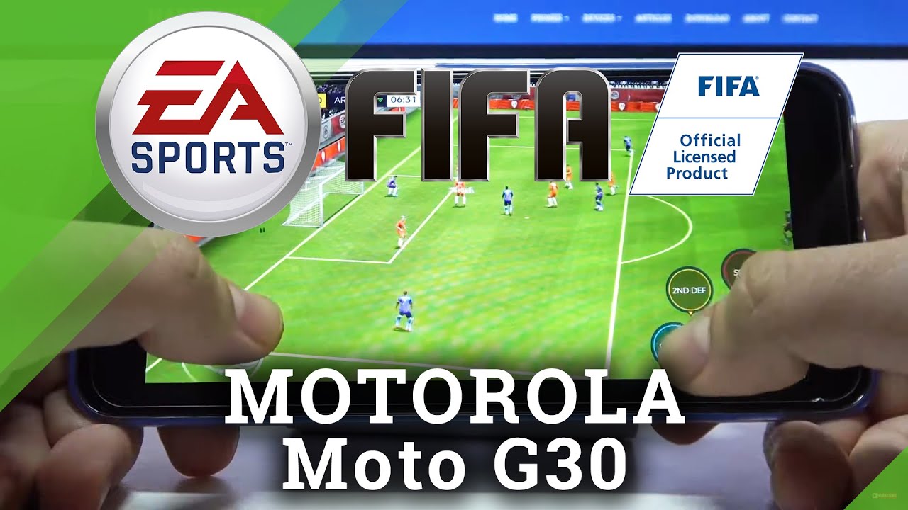 Gameplay of FIFA Mobile on MOTOROLA Moto G30 – Gaming Test - YouTube