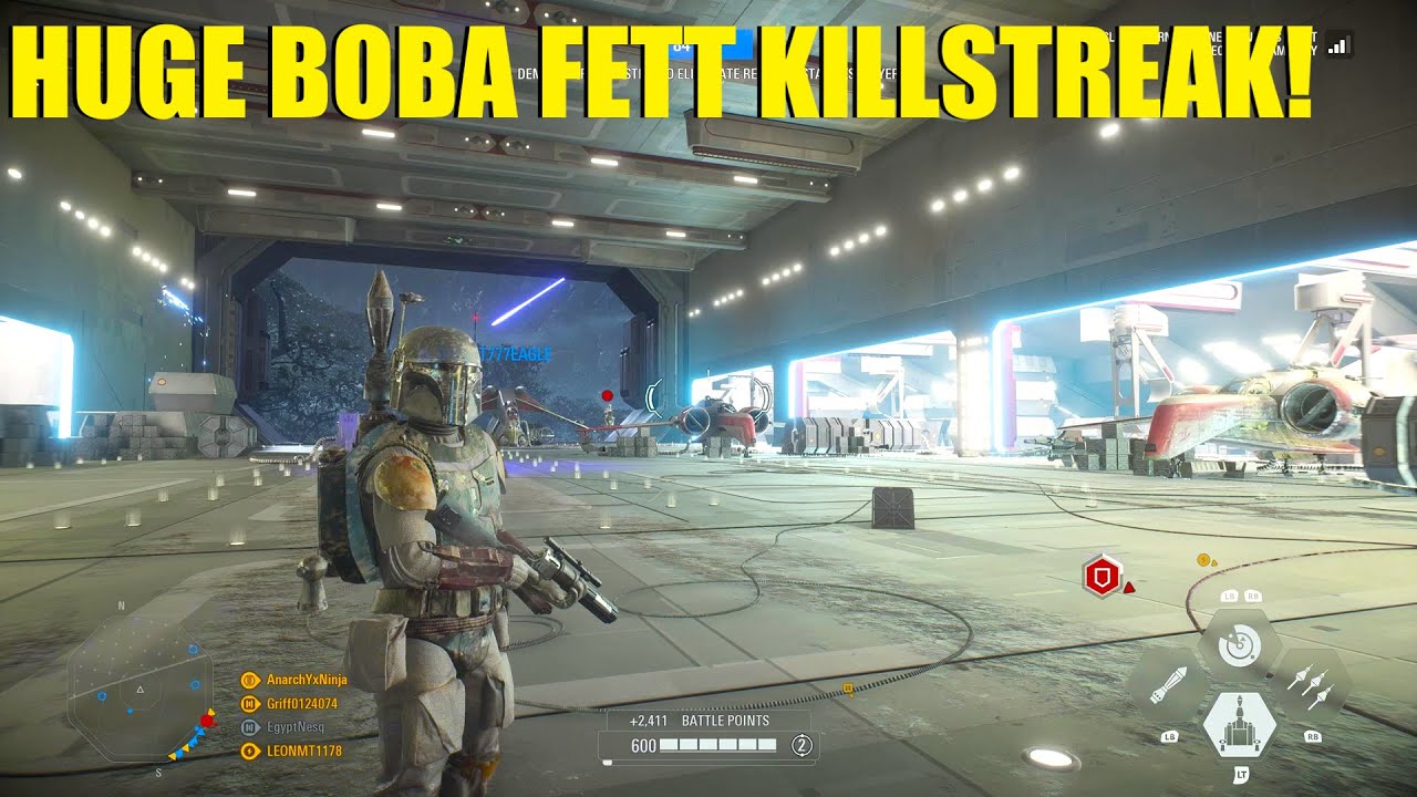 HUGE Boba Fett Killstreak! Boba, the beast of BF2! - Star Wars ...