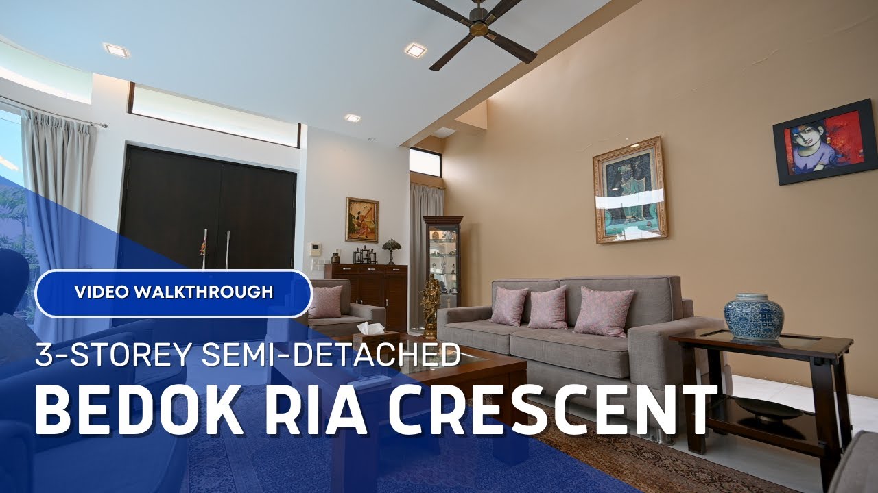 Bedok Ria Crescent Semi-Detached Unit Video Walkthrough - YouTube