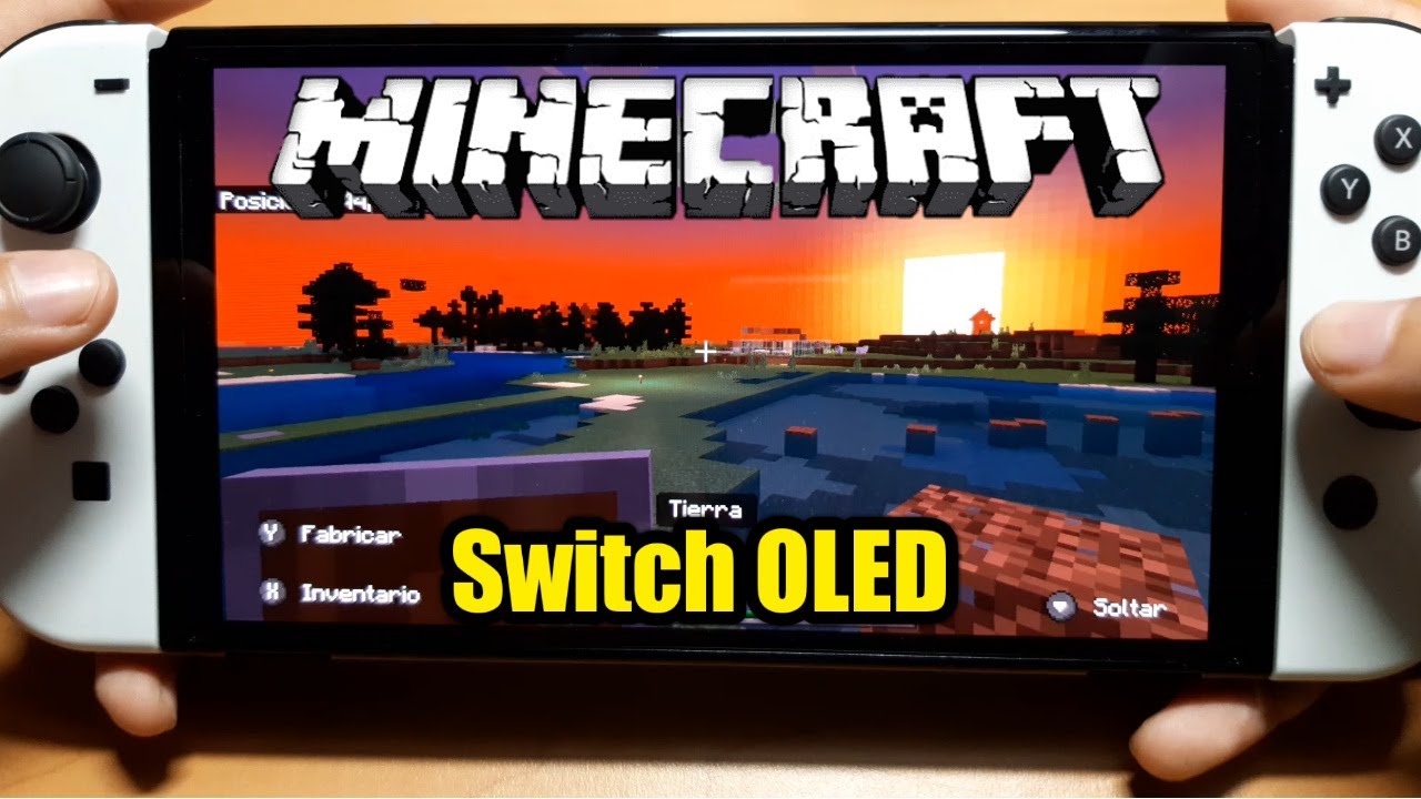 MINECRAFT en la Nintendo Switch OLED (El juego mas hermoso de la ...
