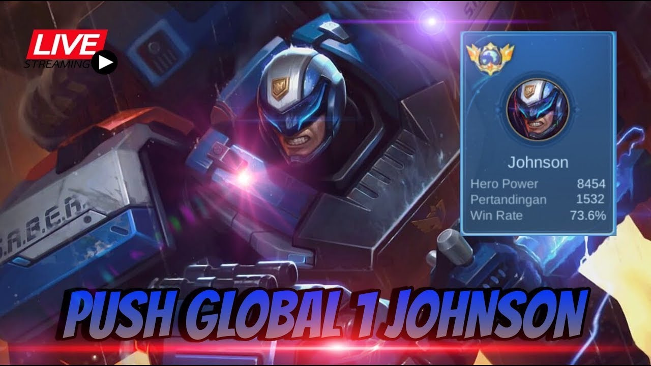 🔴LIVE Johnson Mlbb Mabar Gratis Wajib Like - YouTube