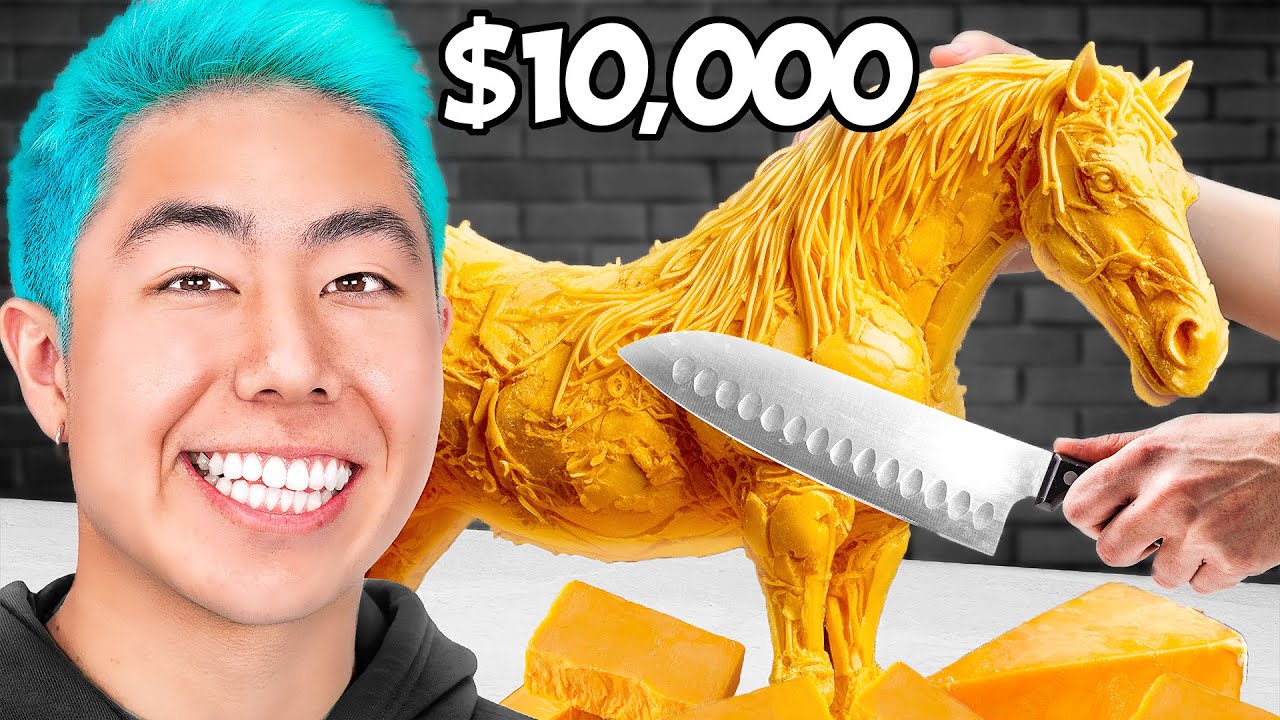 Best GIANT Cheese Block Art Wins $10,000! - YouTube