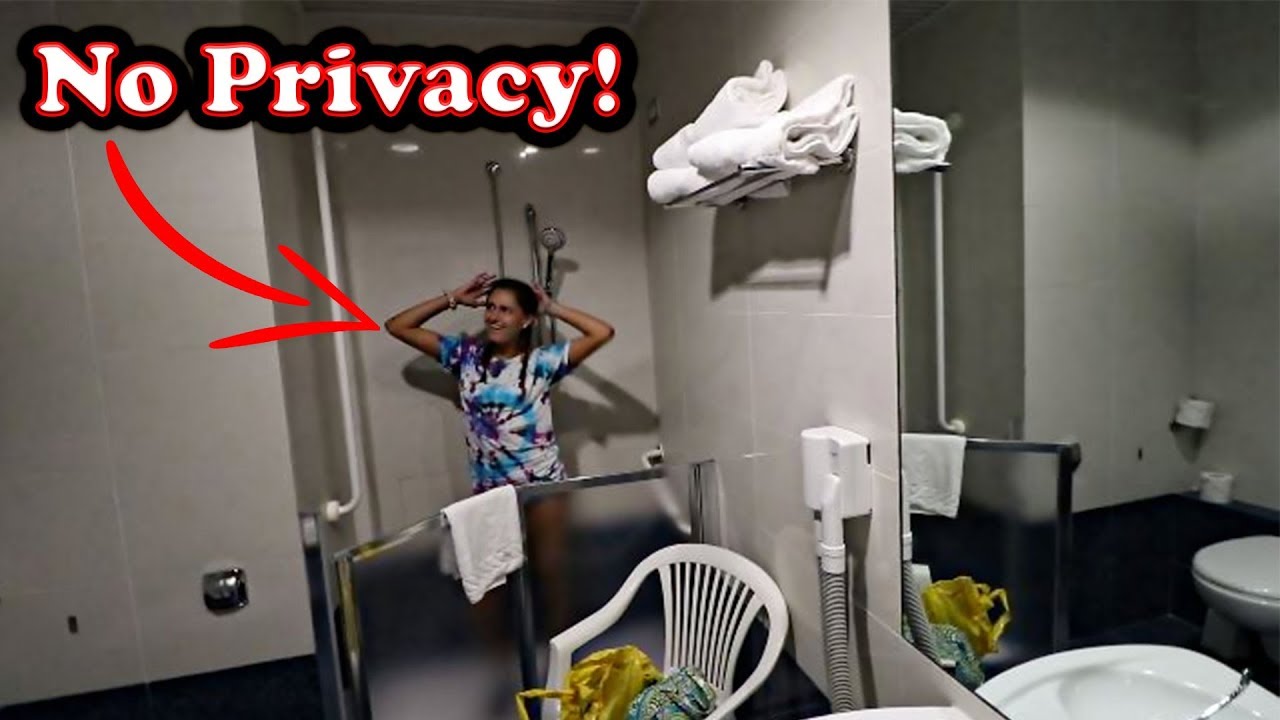 There Is No Privacy in This Shower... - YouTube