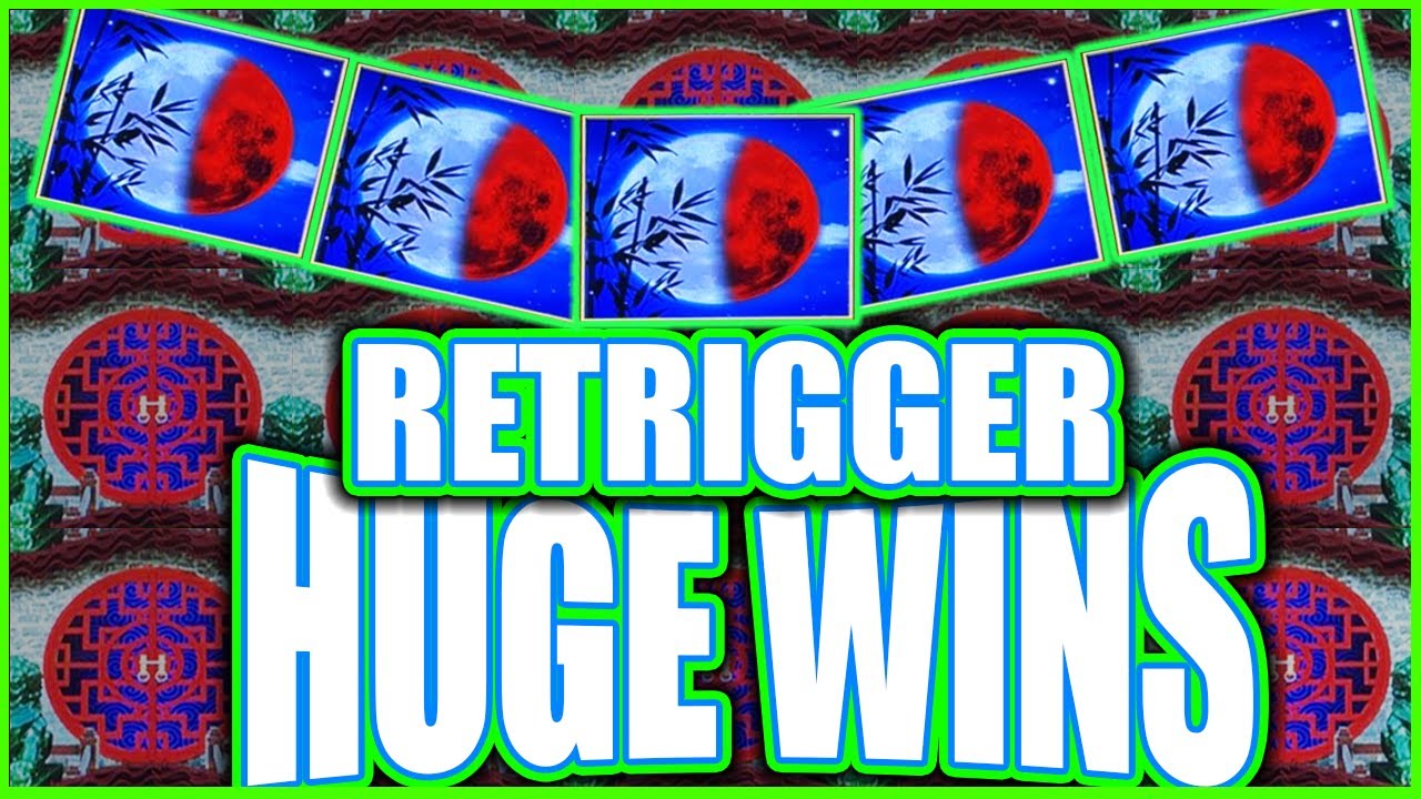 OMG I Finally RETRIGGERED on High Limit Autumn Moon Dragon Link Slot ...