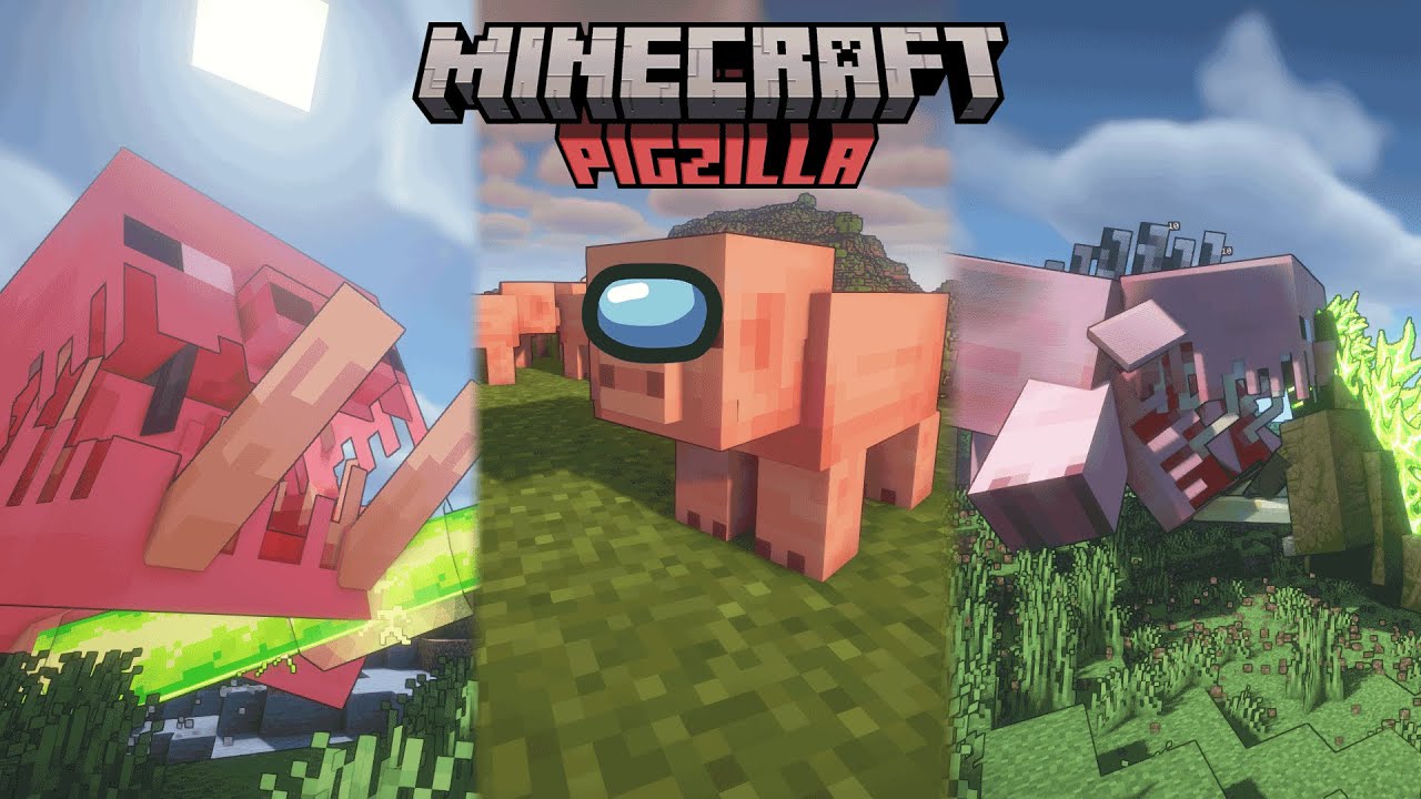 Pigzilla (Minecraft Mod Showcase | 1.20.1) - YouTube