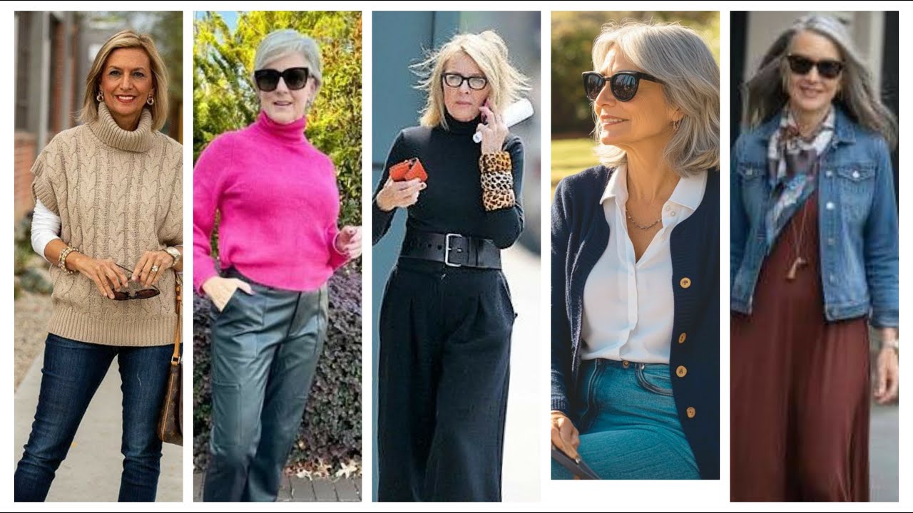 Older Women OVER 50 || Ageless Style On How To Look EXTREMELY Chic and ...