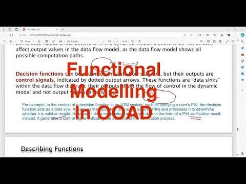 Functional Modelling in OOAD - YouTube