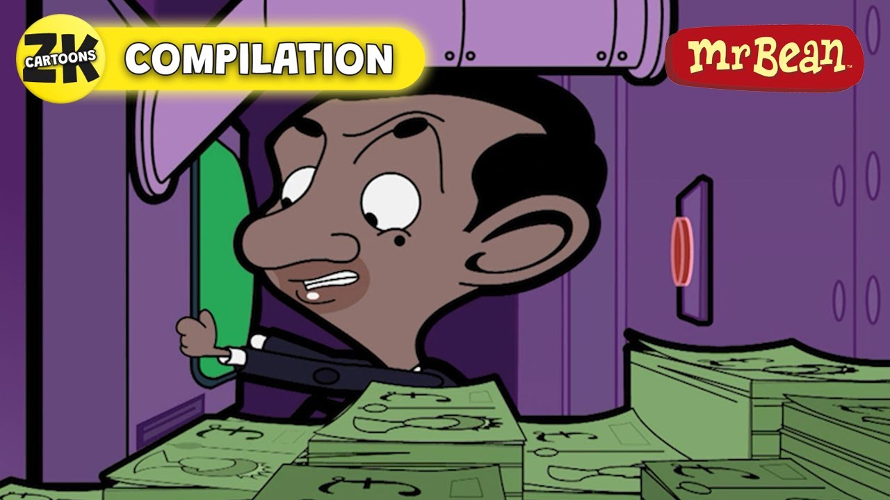 Mr. Bean ROBS A BANK?! 💸 - Mr Bean Animated Season 2 - Funny Clips ...