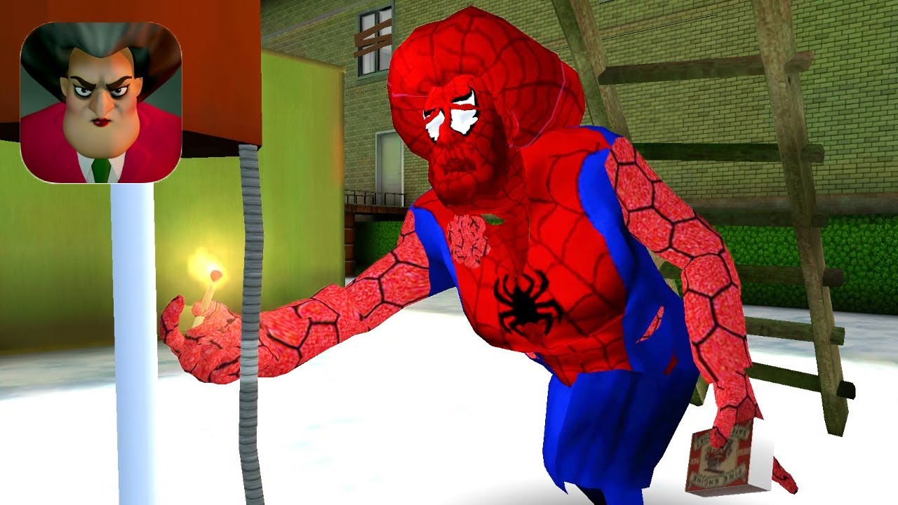 Scary Teacher 3D New Teacher Spider-Man Part 7 Gameplay Walkthrough ...