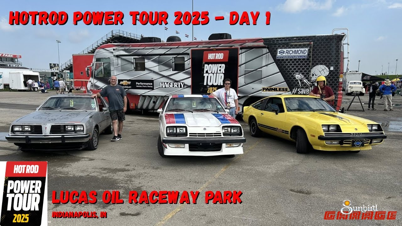 Hot Rod Power Tour 2025 - Day 1 - Lucas Oil Raceway - YouTube
