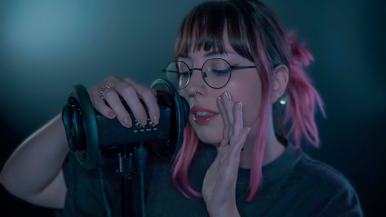 ASMR Close Whispers With Echo & Mouth Sounds - YouTube