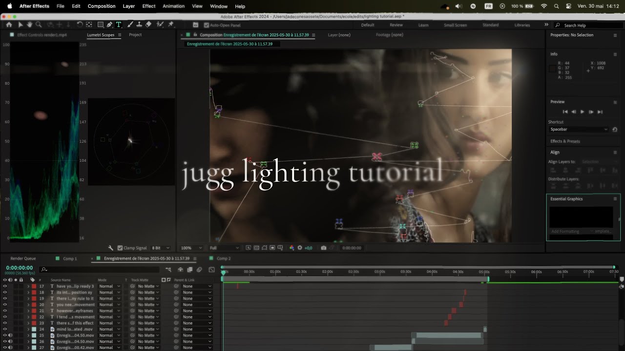 how to light jugg edits | after effects - YouTube