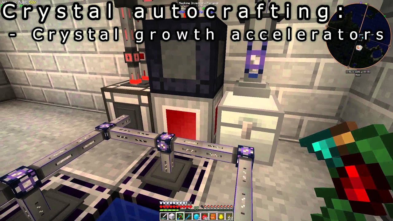 FTB Infinity - E9 - AE2 Autocrafting Inscriber / Crystal Growth - YouTube