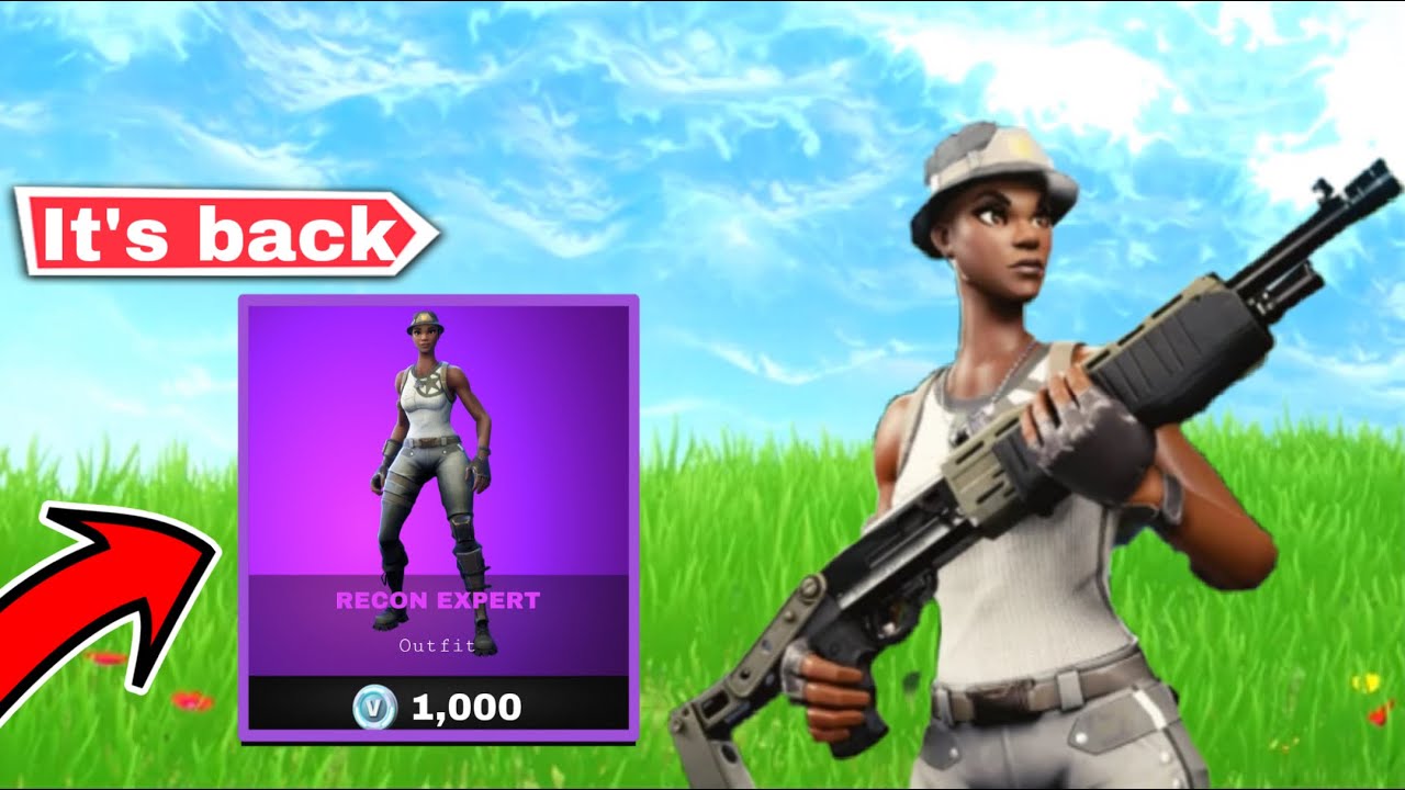 Og recon expert came out in item shop - YouTube