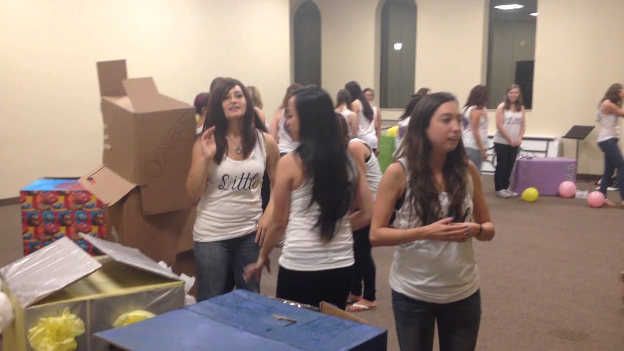 Big Little Reveal Mu Epsilon Theta 2014 - YouTube