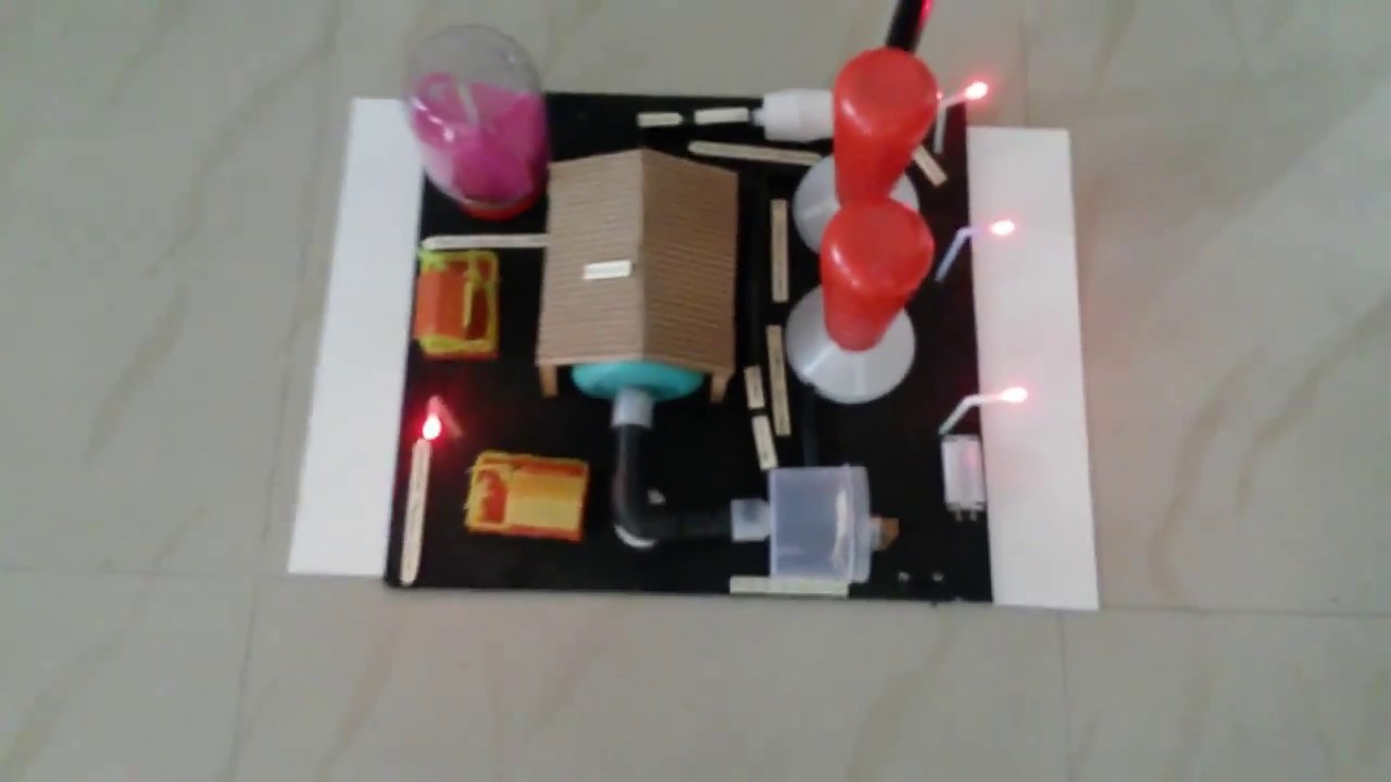 Thermal Power Plant - working model - YouTube