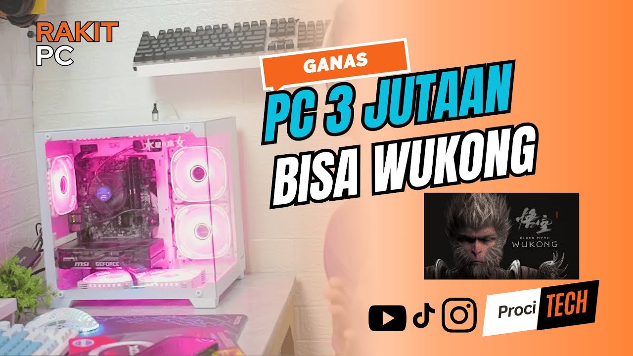 Rakit PC 3 Jutaan di 2025 Untuk Main Black Myth Wukong - YouTube