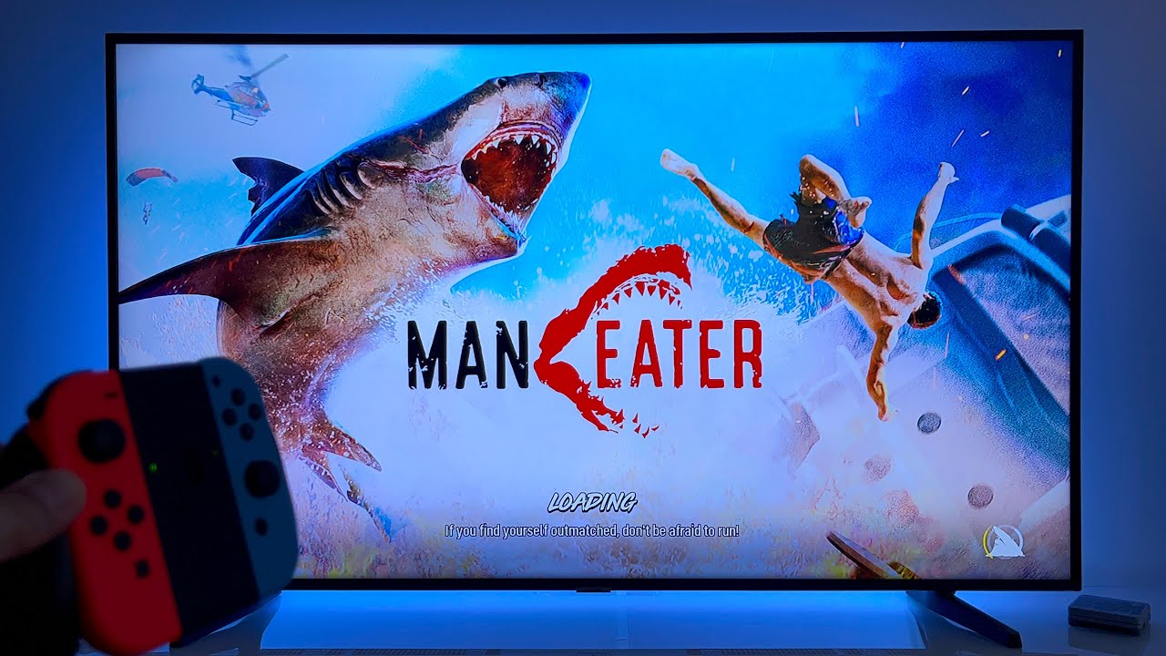 Maneater | Nintendo Switch V2 - dock mode gameplay | 4K TV - YouTube
