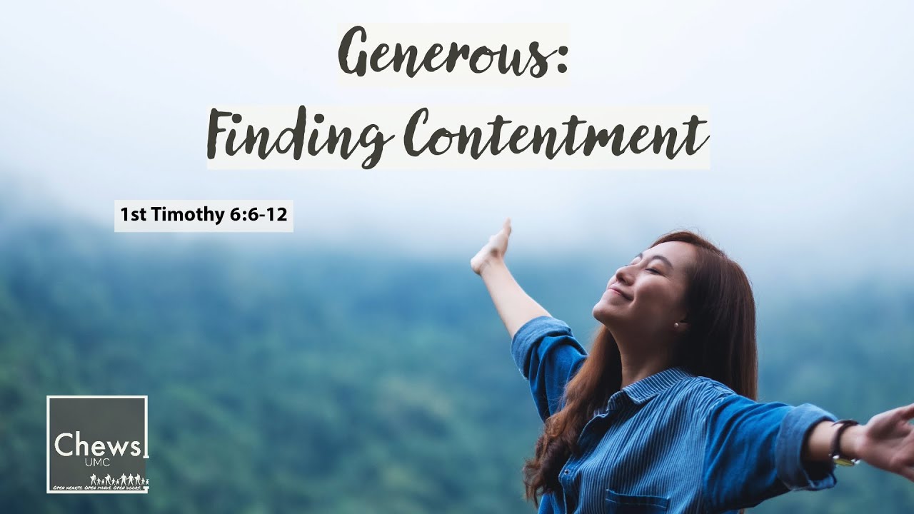 Generous: Finding Contentment - YouTube