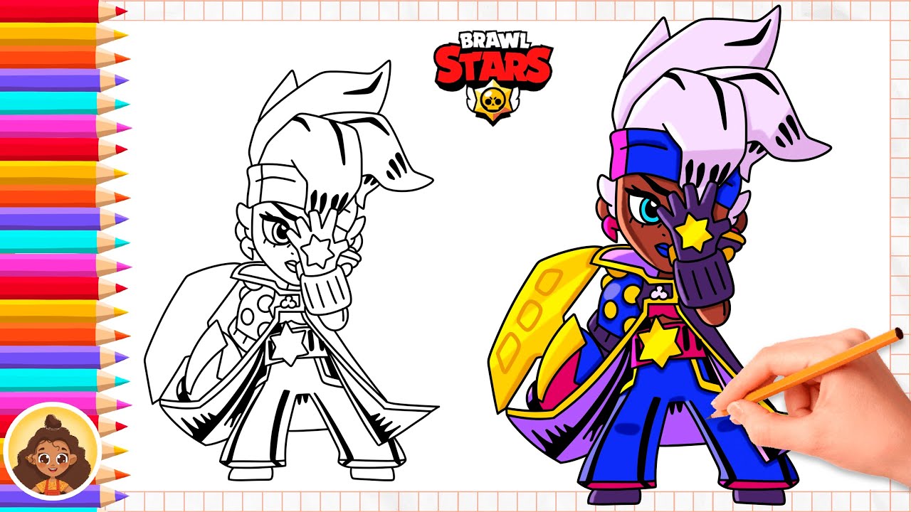How to Draw Bizarre Maisie | from Brawl Stars - YouTube
