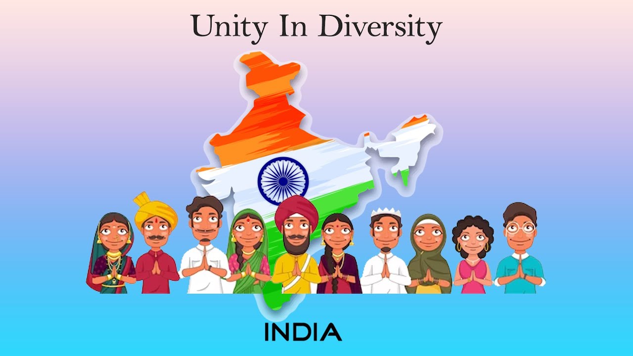 Unity in Diversity in India | School Project for Class - 4 - YouTube