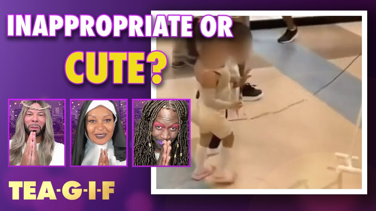 Little Girl Wears A BBL Costume For Halloween | Tea-G-I-F - YouTube