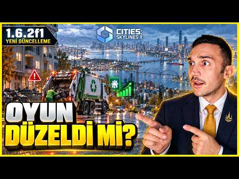 KENDİ ŞEHRİ YENİ GÜNCELLEMEYLE TEST ETTİM! | Cities Skylines 2