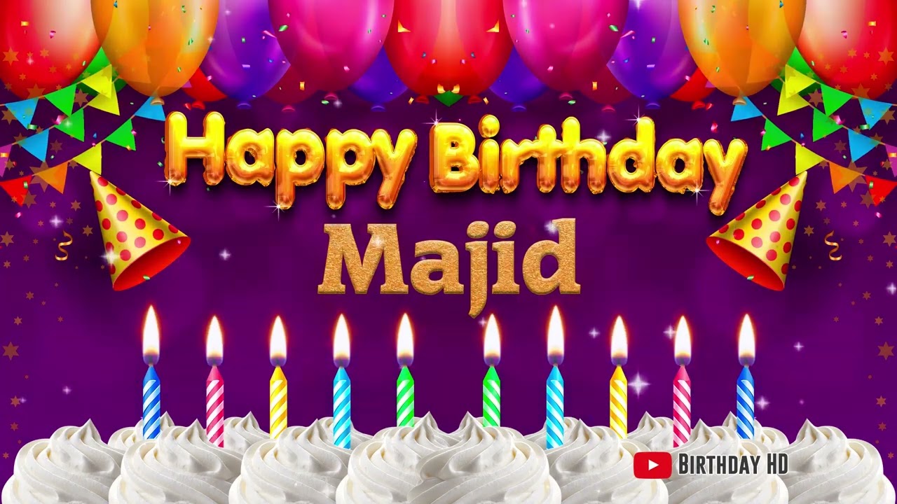 Majid Happy birthday To You - Happy Birthday song name Majid 🎁 - YouTube