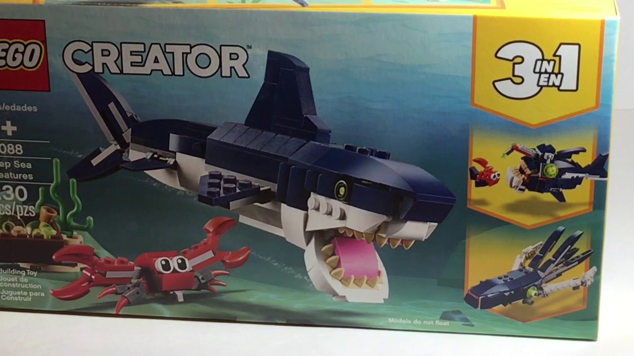 LEGO DEEP SEA CREATURES - SET REVIEW - YouTube