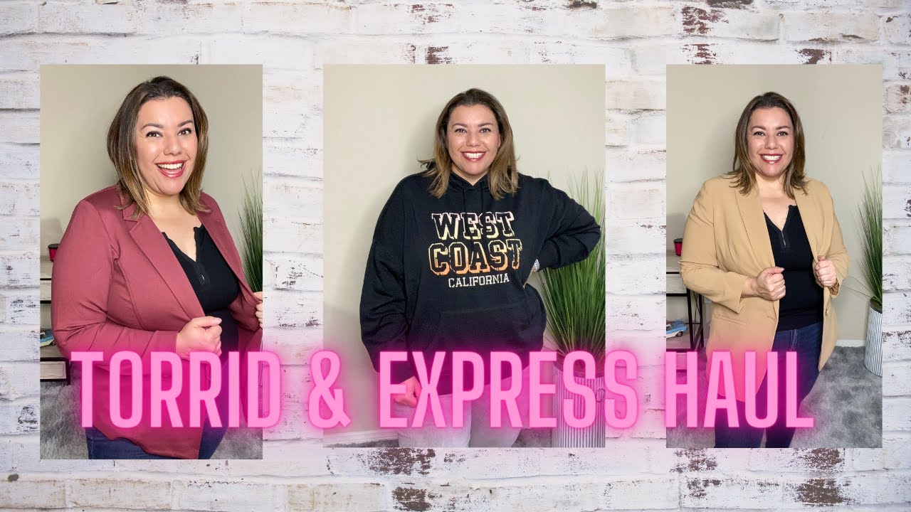 Torrid and Express Haul | Size 16 | Plus Size - YouTube