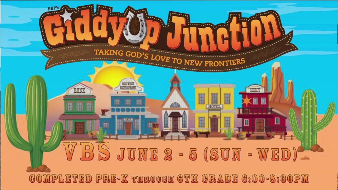 2019 VBS - GiddyUp Junction - YouTube
