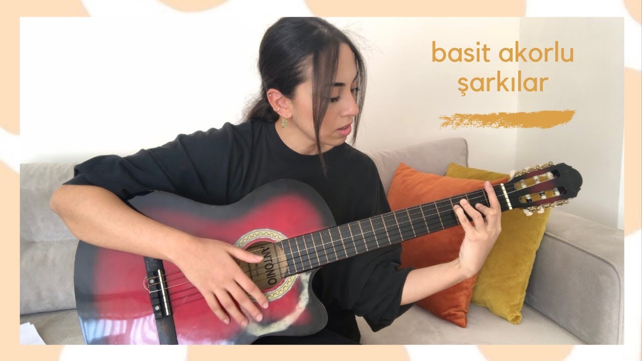 BASİT AKORLU 3 KOLAY ŞARKI! - 7 F akoru nasıl kolay basılır? (şarkı ...