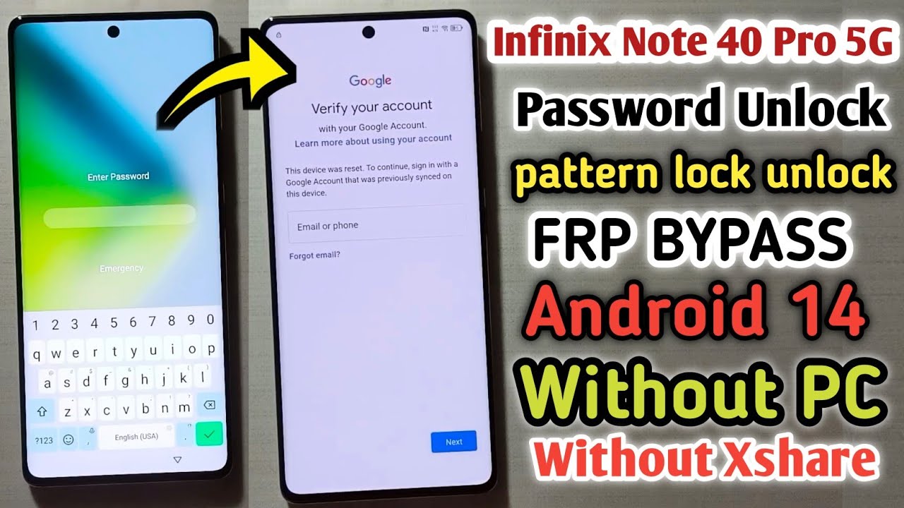 Infinix Note 40 Pro 5G Hard Reset | Password Pattern Remove | Infinix ...