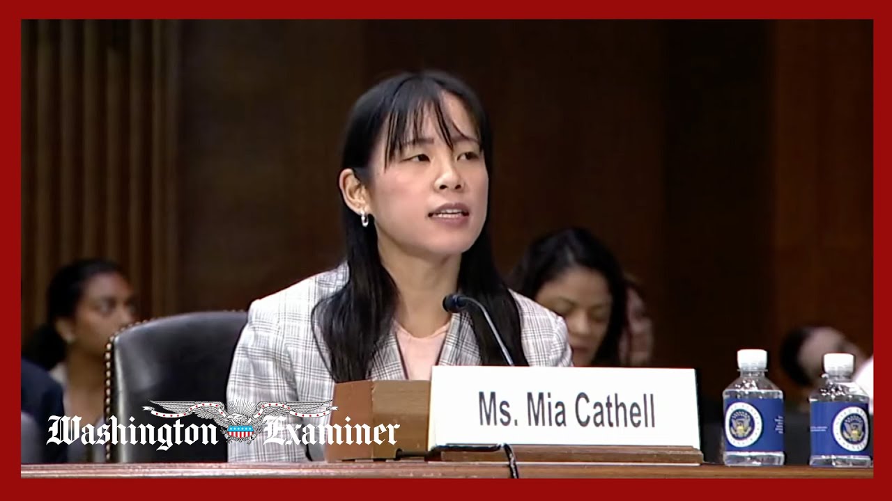 Washington Examiner’s Mia Cathell offers congressional testimony on ...