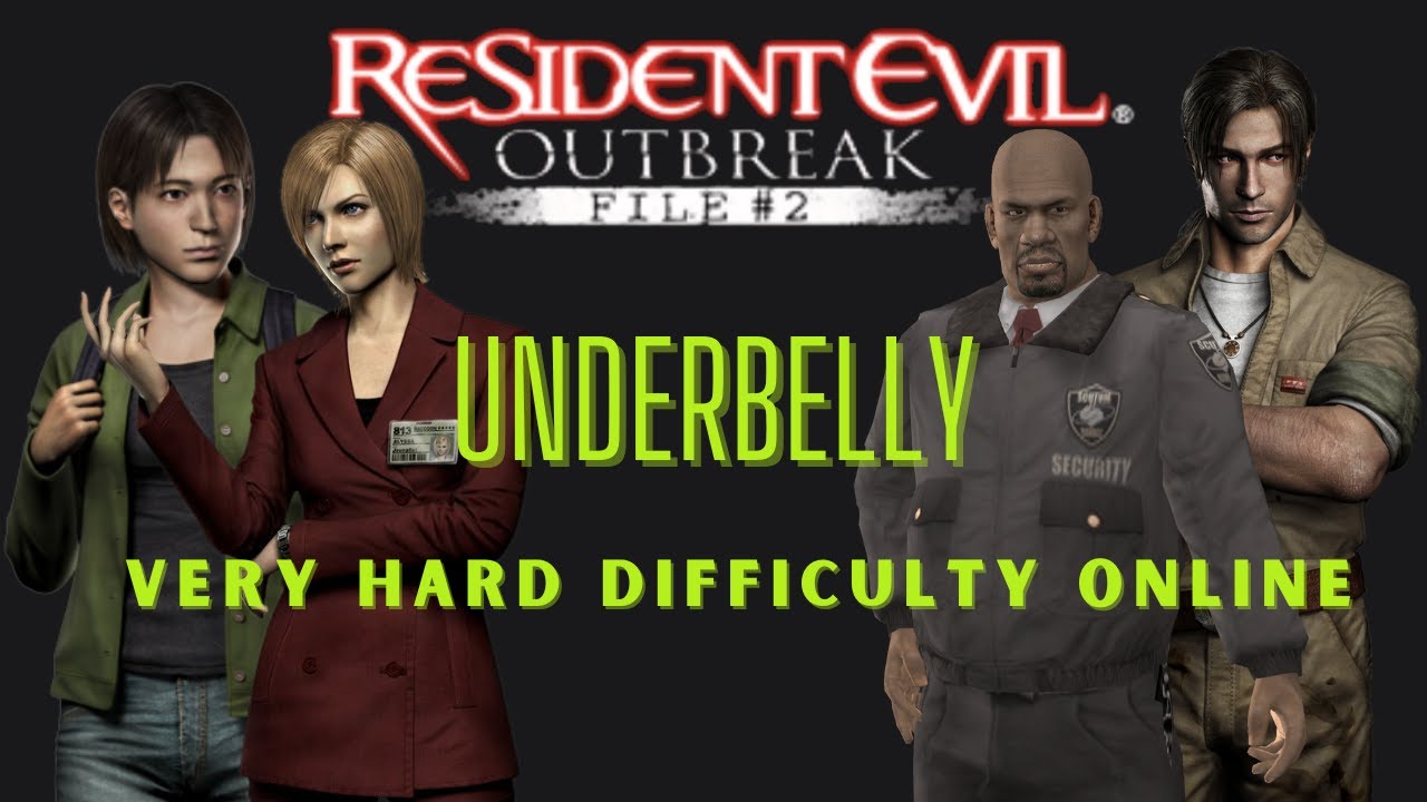 Resident Evil: Outbreak File #2 - Underbelly (Very Hard Multiplayer ...