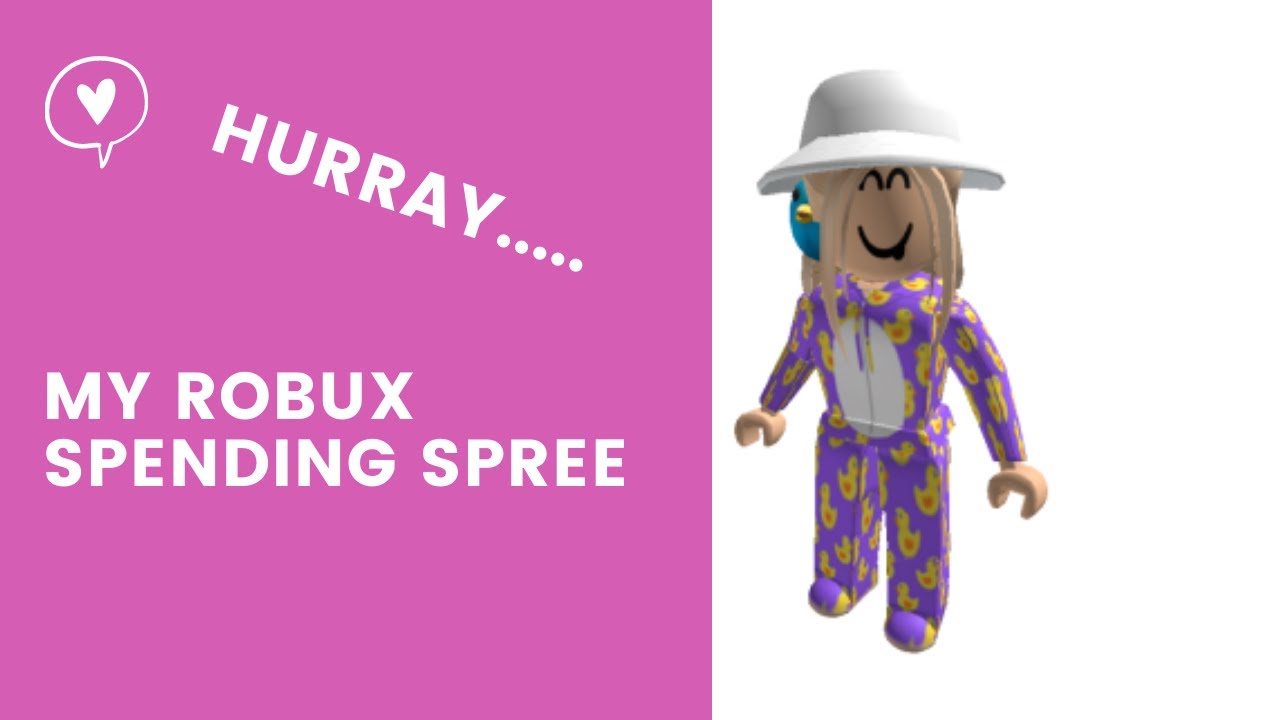 My Robux Spending Spree || Roblox || Spending Robux - YouTube