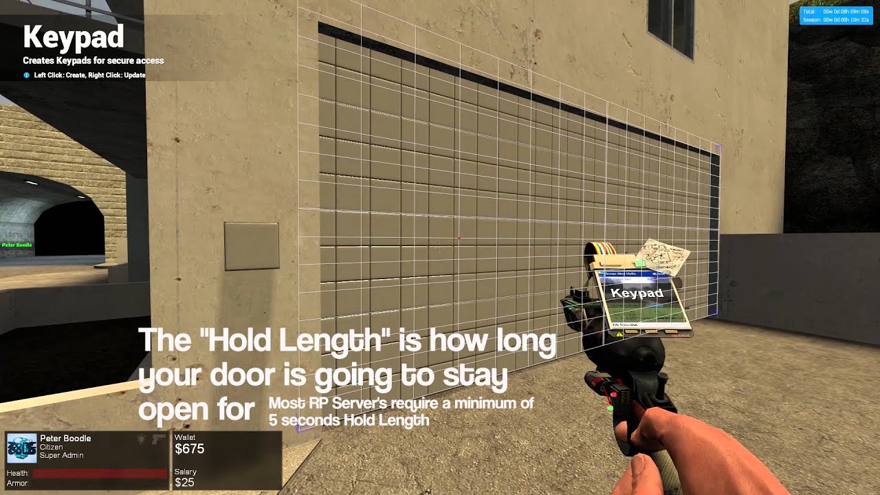 Garry's Mod DarkRP - Fading Door Tutorial! - YouTube