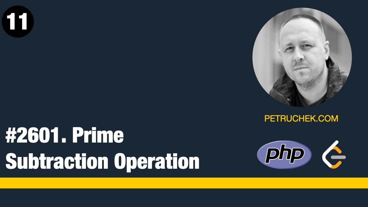 11 Solving Leetcode Problems With Php 2601 Prime Subtraction 7862