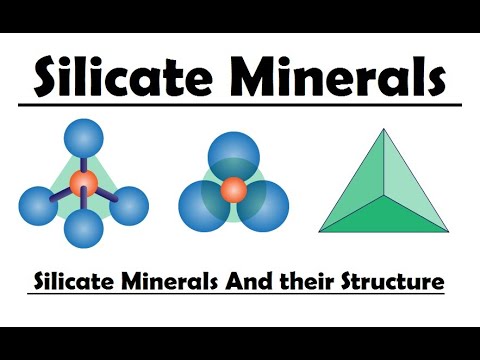 Silicate Minerals And Structures | Silicates it's Structure And ...