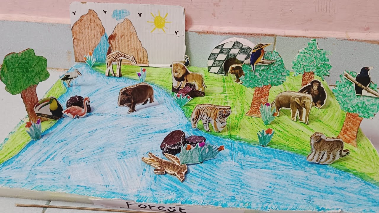 Forest Model| Forest project for LKG students| cheap and best easy ...