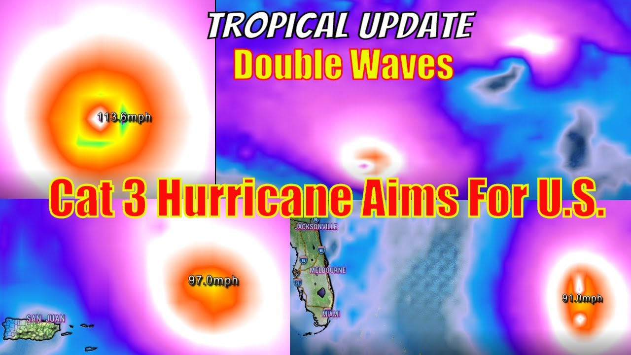 Tropical Update - Cat 3 Major Hurricane In The Atlantic Moves West and ...