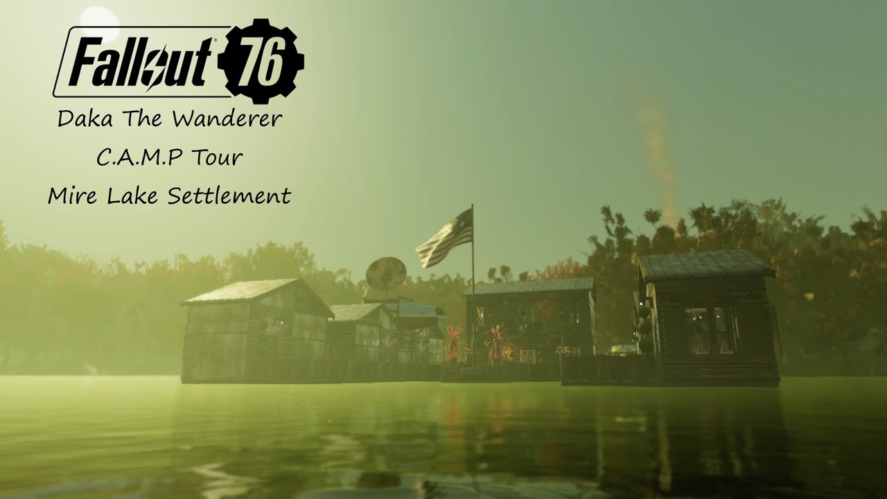 Mire Lake Settlement | Fallout 76 C.A.M.P - YouTube